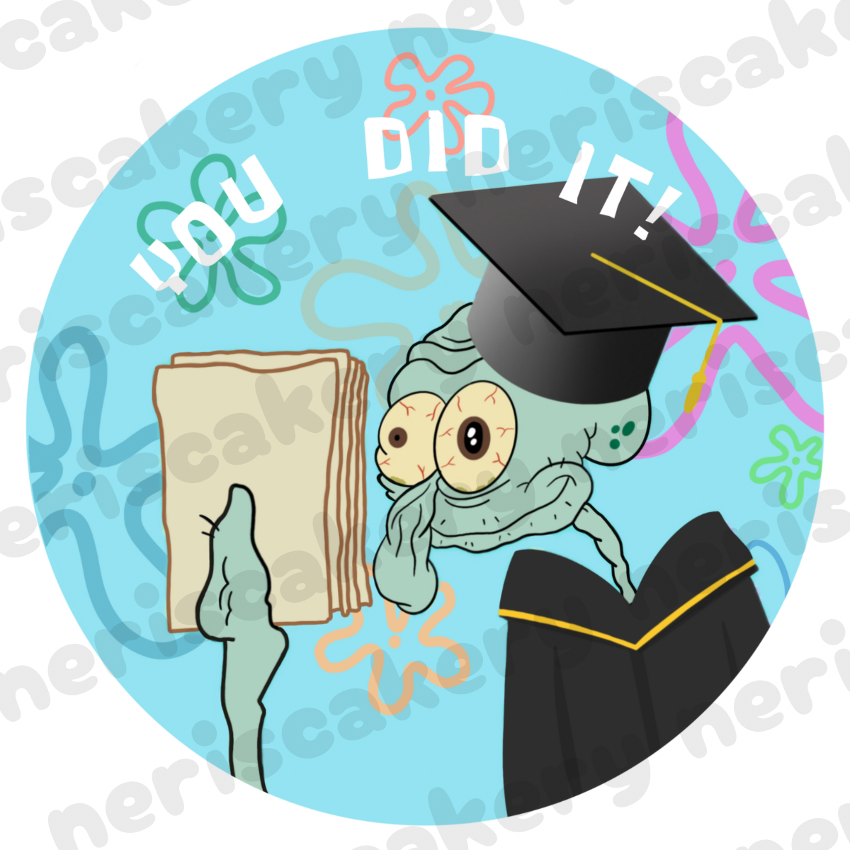 Squidward Graduation – neriscakery.shop